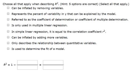 Solved Choose All That Apply When Describing R2 Hint 5 Chegg Com