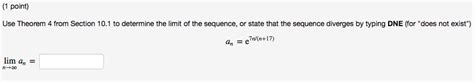 Solved Point Use The Appropriate Limit Laws And Theorems Chegg Com