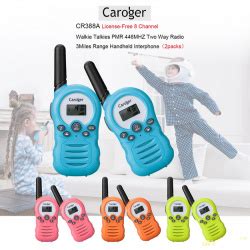 Детские рации CR388A Kids Walkie Talkies Intercom с функцией "радио-няня"