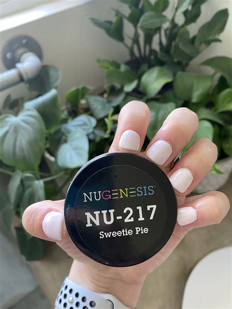Nugenesis Sweetie Pie Nu 217 Gel Powder Nails Nugenesis Sweetie