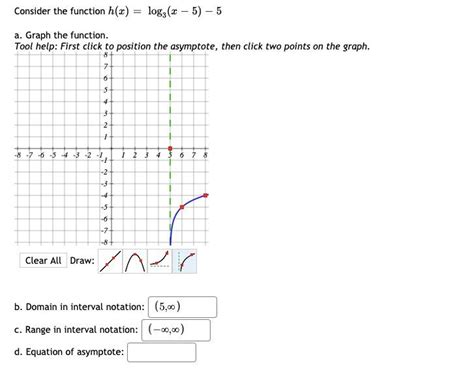 solved consider the function h x log2 x 5 5 a