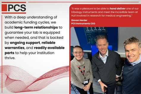 Pcs Instruments On Linkedin Tribology Engineering Academicinstitutions