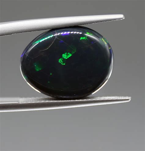 Ethiopian Black Opal Cabochon 736 Ct Specimen Stayish Mine