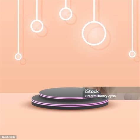 추상 렌더링 포디움 무대 받침대 플랫폼 컬러 3d 장면 은 광고 제품 디스플레이 벡터 디자인 스타일을 표시 0명에 대한 스톡 벡터 아트 및 기타 이미지 Istock