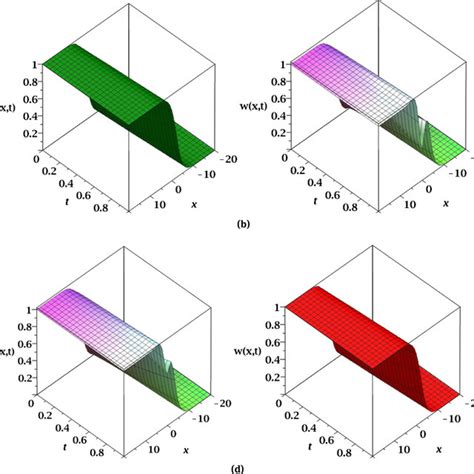 a exact solution when ρ 1 for ex 5 1 b numerical simulation