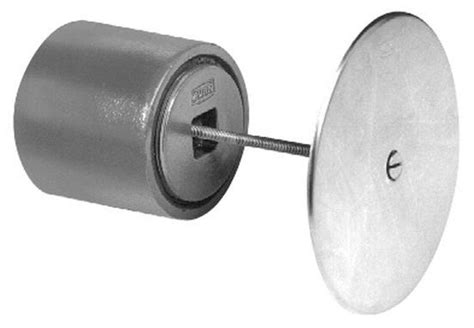 Zurn 2 In Cast Iron Wall Cleanout With Stainless Steel Small Access