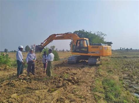 ရေဦးမြို့နယ်တွင် လယ်ယာမြေဧက ၁၀၀၀ ကျော်ကို အကျိုးပြုမည့် ကျေးလက်ကုန်ထုတ်လမ်းနှင့် ကွန်ကရစ်တံတား