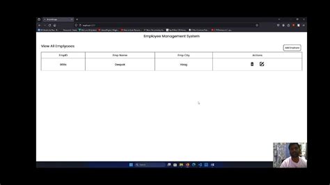 Project Employee Management System Is Developed Using Angular With Json