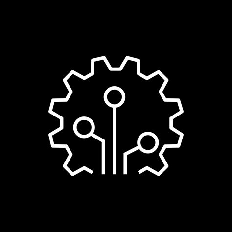 Artificial Intelligence Icon Set In Line Style Machine Learning Smart Robotic And Cloud