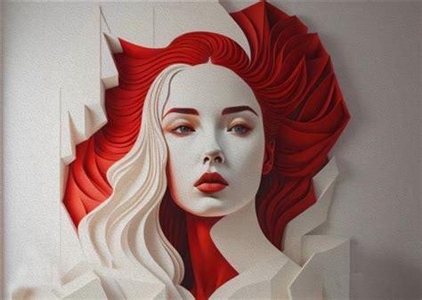 تصویر سه بعدی نقاشی دیواری پس زمینه توهم سه بعدی و کاغذ دیواری 1709702