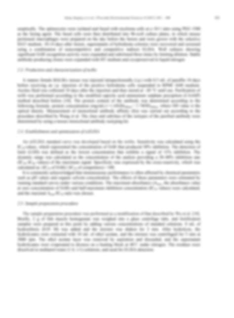 Solution Multiresidue Determination Of Sarafloxacin Difloxacin