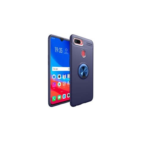 OPPO F9 Case C KU Protective Metal Magnetic Ring Stand Cover