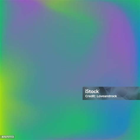 네온 홀로그램 화려한 벡터 배경입니다 추상 부드러운 파스텔 색상 배경 막입니다 보라색 녹색 및 파랑 색상 0명에 대한 스톡 벡터 아트 및 기타 이미지 Istock