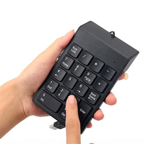 Mini Wired Numeric Keypad Usb Cable Keyboard 18key Vicedeal