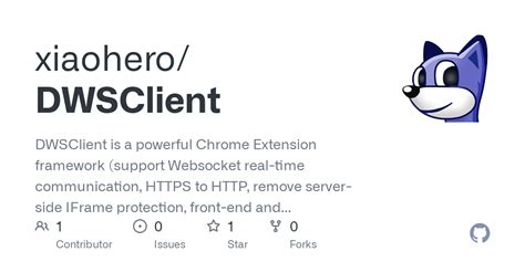 Github Xiaoherodwsclient Dwsclient Is A Powerful Chrome Extension