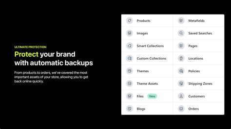 Backupmaster Backups Backupmaster Shopify Backup And Duplication Shopify App Store