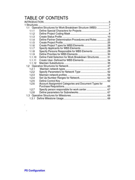 Sap Ps Configuration Pdf Parameter Computer Programming