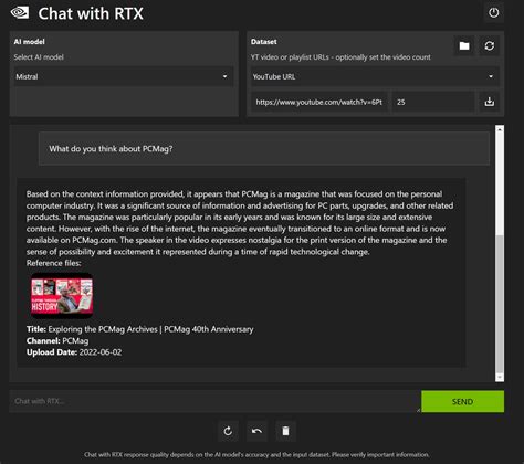 Hands On With Nvidia S Chat With RTX Leverage Your GeForce Card For Local AI PCMag