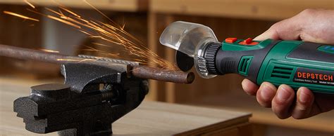 Depstech Cordless Rotary Tool 2 0 Ah 8v Rechargeable Multi Tool Kit 5 Speed 30000rpm 127pcs