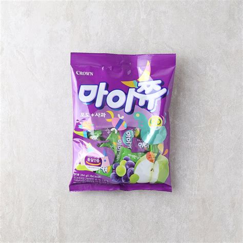 크라운 마이쮸 포도사과 284g 홈플러스