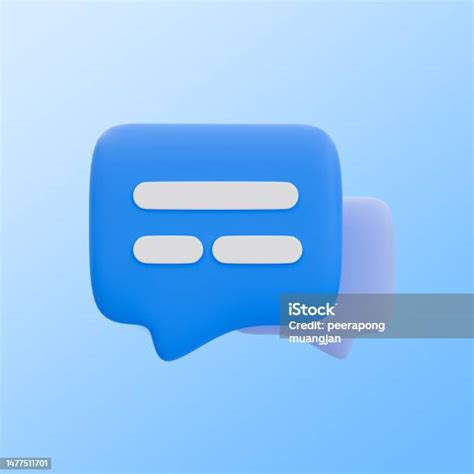3d 최소 통신 아이콘입니다 온라인 소셜 미디어 채팅 온라인 메시지 전송 클리핑 경로가 있는 채팅 아이콘입니다 3d 그림입니다