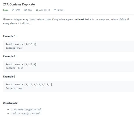 Leetcode Crack Contains Duplicate Easy 217 By Khair Ahammed Medium