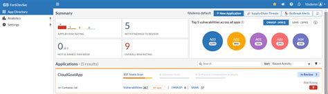 User Interface Overview Fortidevsec 24 1 0 Fortinet Document Library