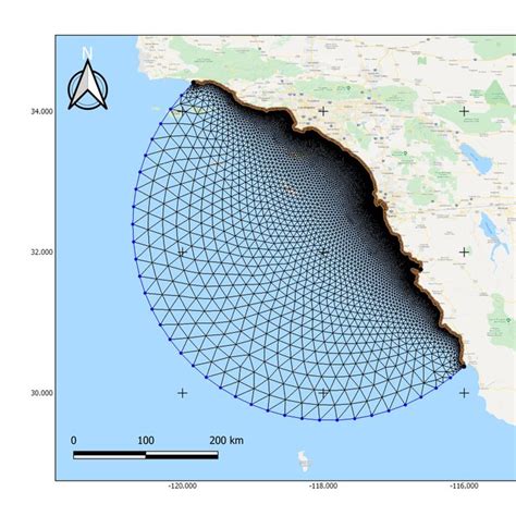 Unstructured Mesh Of The Computational Domain Download Scientific Diagram