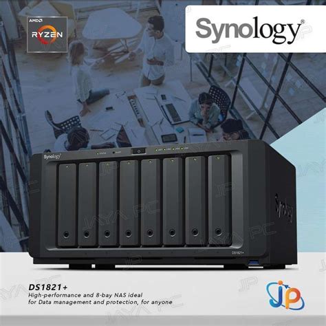Promo Synology Ds1821 8 Bay Nas Server External Storage Amd Ryzen V1500b Diskon 3 Di Seller