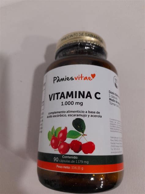 Vitamina C 1000 Mg 90 Capsulas Herbolario