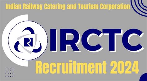 Sivasankar Kaliyaperumal On Linkedin Irctc Recruitment 2024 Notification Eligibility