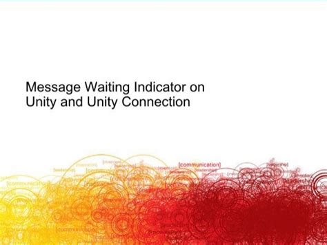 message waiting indicator