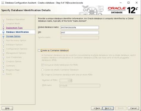 Criando Um Banco No Oracle Dbca Tércio Costa Oracle Dba Oracle