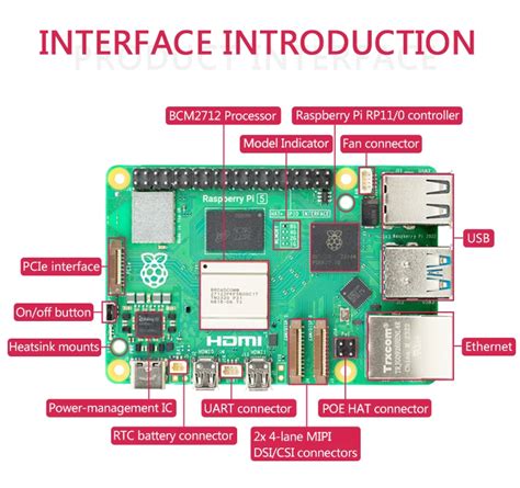 Official Original Raspberry Pi 5 Cortex A76 Linux 4GB 8GB Arm Board