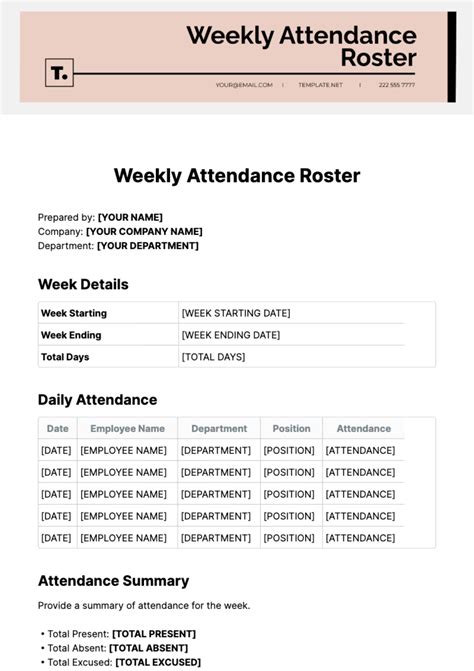 Free Army Alert Roster Template To Edit Online