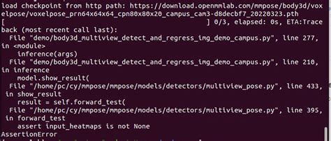 a bug when testing voxelpose · issue 1865 · open mmlab mmpose · github