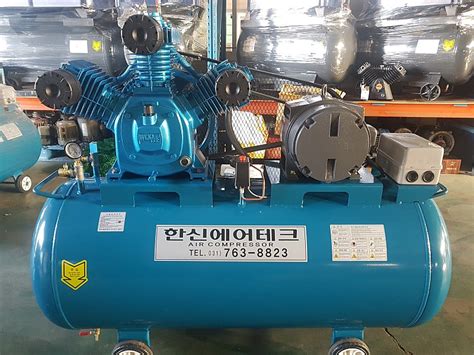 중고콤프레샤 10마력 에어탱크 400리터 콤프레셔 에어유압 중고나라