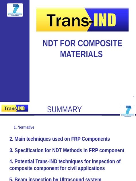Ndt Composite Components Pdf Nondestructive Testing Ultrasound