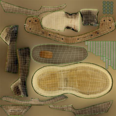 3d Model Canvas Boat Shoes Turbosquid 2065337