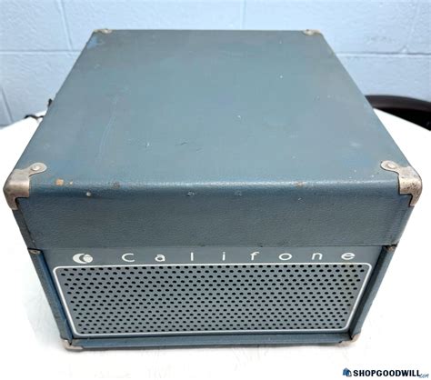 Vintage Califone Record Player 1410k Record Player With Speaker Tested