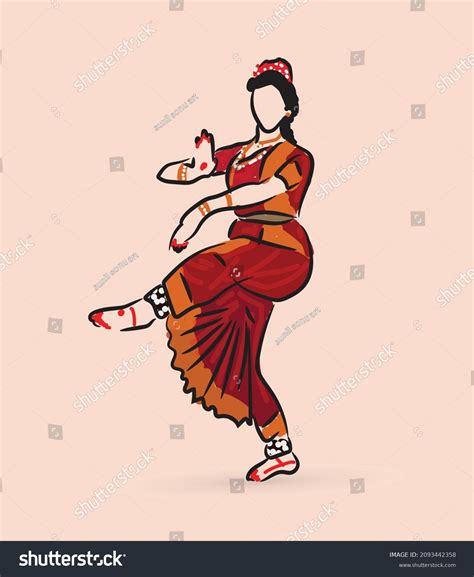 Bharatanatyam Dance Drawing