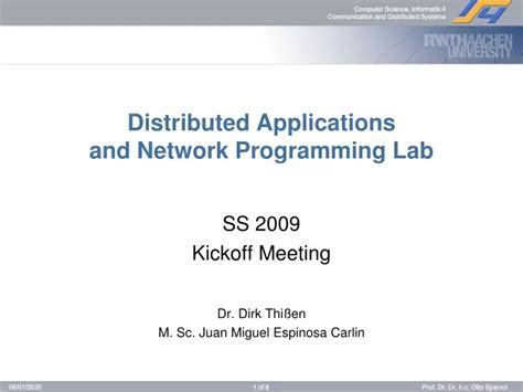 Ppt Distributed Applications And Network Programming Lab Powerpoint Presentation Id9728355