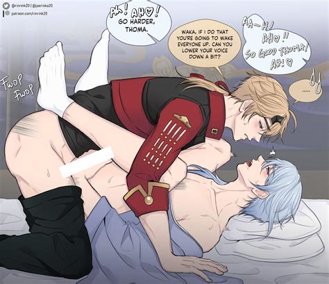Gotta Like Em Loud Thoma X Ayato Art Is By Rinrink20 On Twitter R GenshinGays