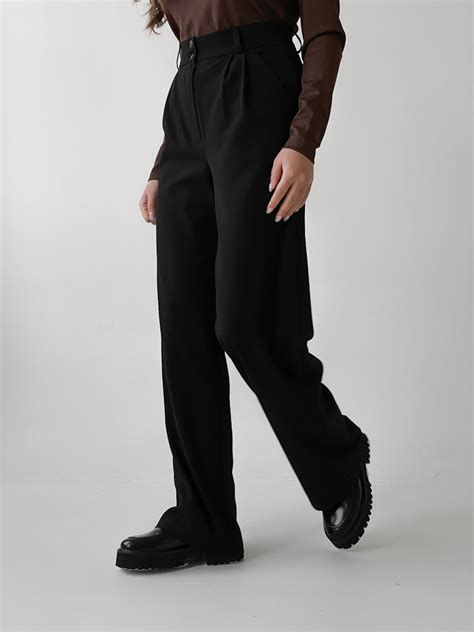 Lemannfashion ფართე კლასიკური შარვლები Lemann Fashion