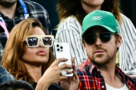 Ryan Gosling And Eva Mendes Attend Paris Olympics In Rare Public