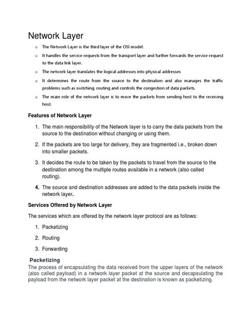 Unit 3network Layer 2 Computer Networks Pdf Routing Ip Address