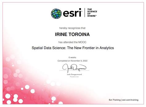 Esri Arcgispro Datascience Analytics Mooc Spatialdatascience Gis