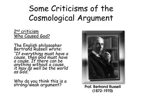 Ppt The Cosmological Argument Powerpoint Presentation Free Download