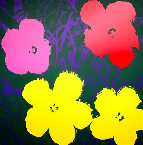 Andy Warhol Flowers Portfolio Set 10 Silkscreens Pop Art American Icon