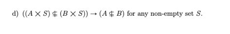 Solved 1 Set Proofs Prove Or Disprove The Following Claims